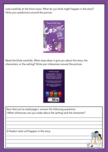 Year 5 VIPERS Reading Unit – Cosmic by Frank Cottrell Boyce (6 Weeks ...