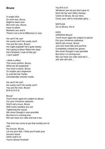 Matilda the musical script and lyrics | Teaching Resources