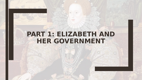 Elizabethan England AQA History L1 - Background and Character ...