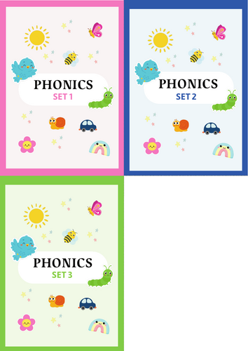 Phonics Flashcards, Set 1, Set 2, Set 3, Phonics Printable, Printable ...