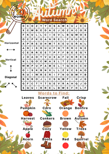 Seasonal Word Searches | SEND Friendly | Printable PDF | Teaching Resources