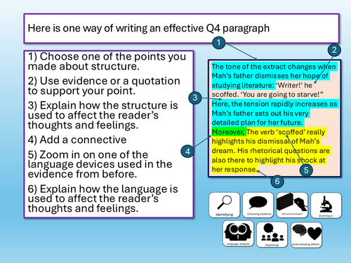 Edexcel IGCSE English Language Paper 1 Q4 | Teaching Resources
