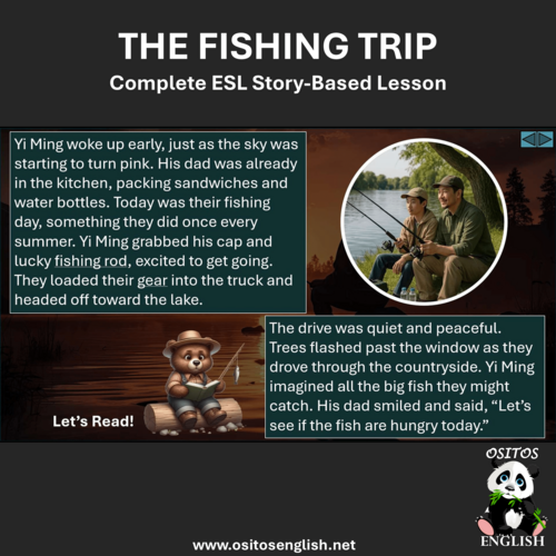 The Fishing Trip: An ESL Story-Based Lesson | Teaching Resources