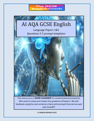AI AQA GCSE English Language Marking Prompts (Papers 1 & 2) | Teaching ...