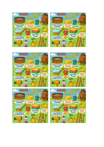 Writing Instructions: How to wash a Woolly Mammoth Y2-Y4 | Teaching ...