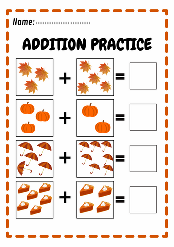 Fall Preschool Math Alphabet Activities | Teaching Resources