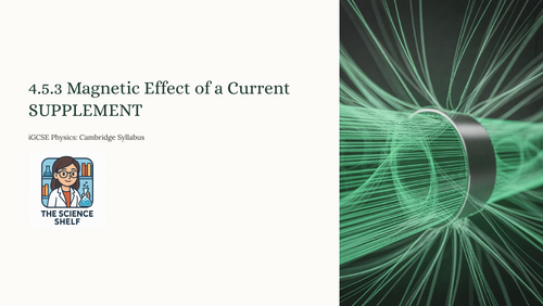 iGCSE Physics - 4.5.3 Magnetic Effect of a Current SUPPLEMENT ...