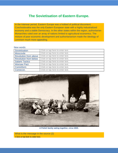 IBDP HL Central and Eastern Europe Since 1945 Resources. | Teaching ...