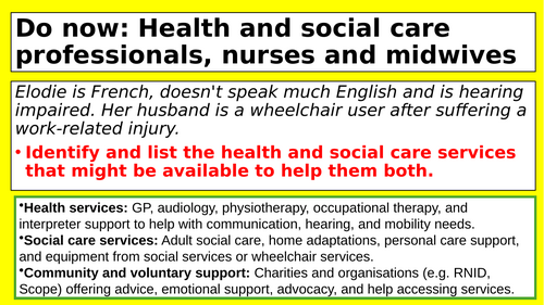 AAQ Level 3 Health and Social Care Unit 1 Human Lifespan 1.18 ...