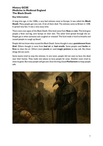 Black Death - Medieval - Medicine | Teaching Resources