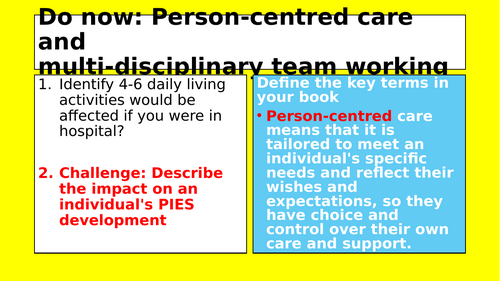 AAQ Level 3 Health and Social Care Unit 1 Human Lifespan 1.22 ...