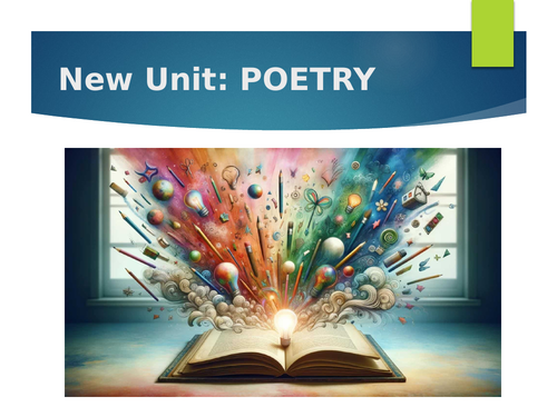 Introduction to Poetry Lesson (Year 8) | Teaching Resources