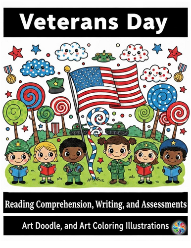 Veterans Day Reading Comprehension, Writing Prompts & Assessments | 35 ...