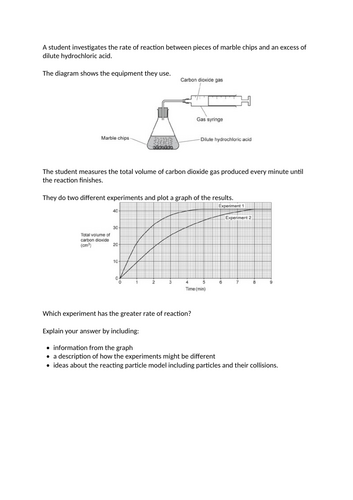 GCSE Chemistry Paper 2 6MQ Revision Bundle Combined Science Foundation ...