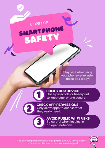 Smartphone Safety Tips Poster – Free Classroom Download (A4) | Teaching ...