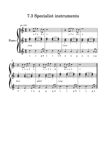 Year 7 Recycling Music – Melody | KS3 Music Lesson 3 | Teaching Resources