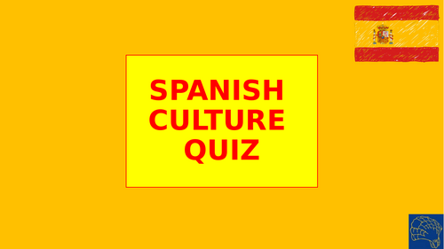 Spanish Culture Quiz | Teaching Resources