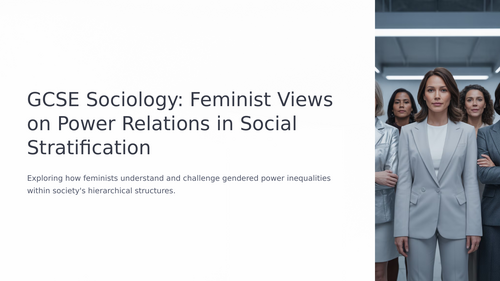 8192 GCSE Sociology: Social Stratification | Teaching Resources