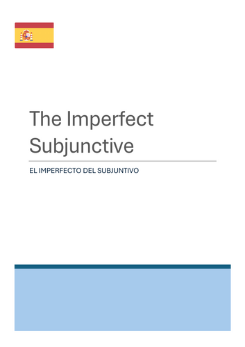 Imperfect Subjunctive - A level Spanish | Teaching Resources