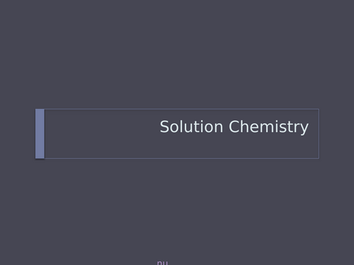 Molarity (Animated Chemistry PowerPoint) | Teaching Resources