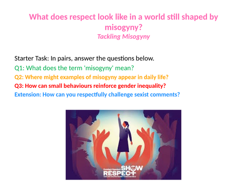 PSHE lesson: What does respect look like in a world still shaped by ...