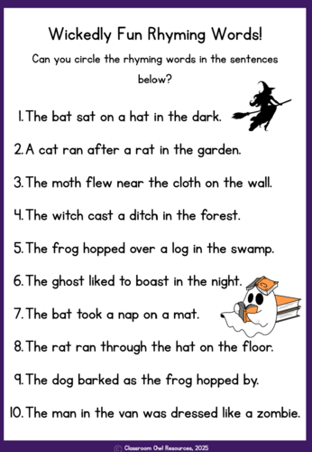 Year 1 Halloween Workbook – KS1 Maths, Literacy and Phonics Activities ...