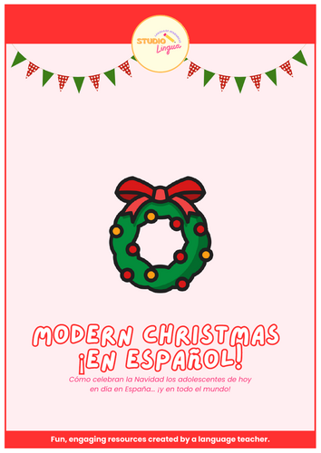 Real-World Spanish Christmas Reading Pack | Reading & Culture Tasks for ...