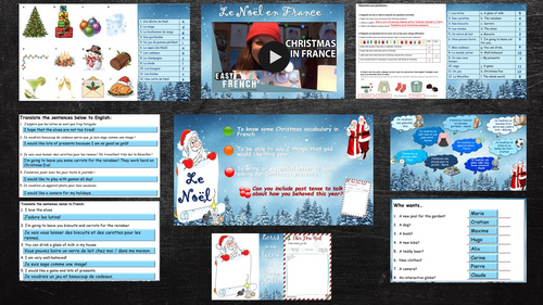 French Santa Letter Writing Lesson – Perfect for Years 7–9 / Grades 6 ...