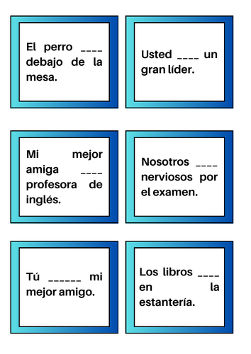 Ser vs Estar Spanish Activities | Printable Task Cards | | Teaching ...