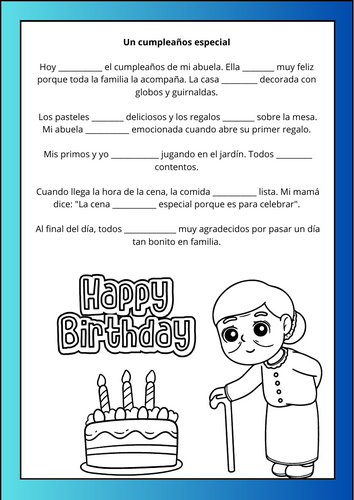 Ser vs Estar Spanish Reading Passages | Fill-in-the-Blank Worksheets ...