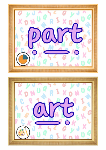 ar words- phonics hunt-continuous provision | Teaching Resources