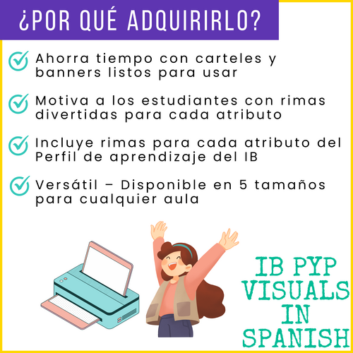 IB Learner Profile Posters in Spanish – Perfil de la Comunidad de ...