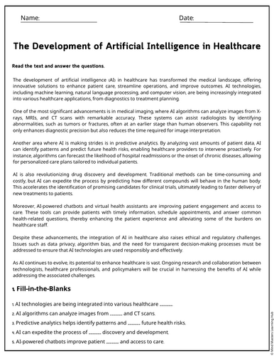 The Development of Artificial Intelligence in Healthcare Reading ...