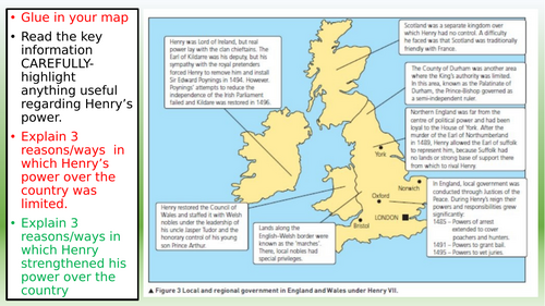 Henry VII Government Royal Finances | Teaching Resources