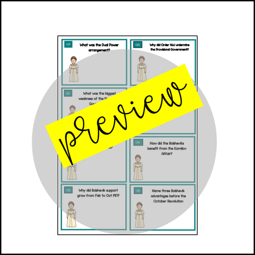 A-Level History Russia 1917 Flashcards | Dissent & Revolution Revision ...