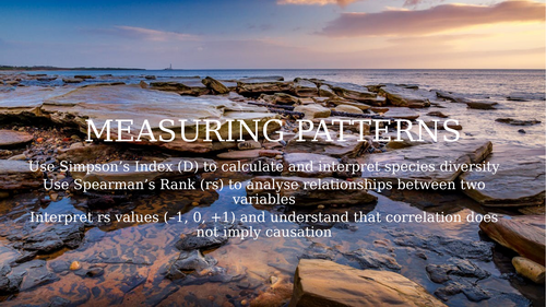 Classification & Biodiversity, IAL Marine Science, Cambridge CIE 9693 ...