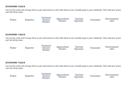Classification & Biodiversity, IAL Marine Science, Cambridge CIE 9693 ...
