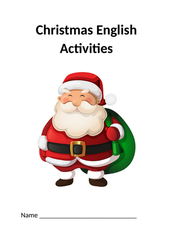 Christmas English Booklet BGE 10-13 | Teaching Resources