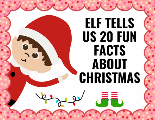 Elf Tells Us 20 Facts About Christmas Posters | Teaching Resources