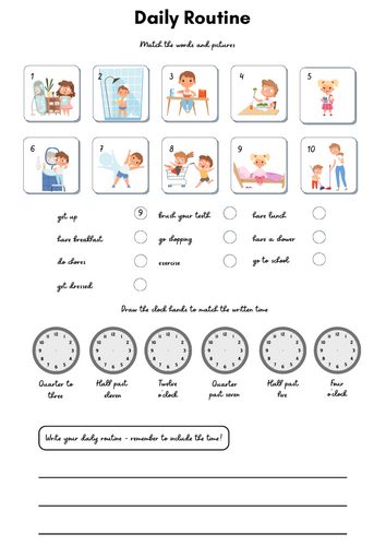 ESL Worksheets A1/ beginner | Teaching Resources