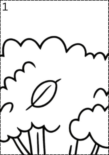 Autumn Collaborative Coloring Poster Fall Classroom Activity Pumpkin ...