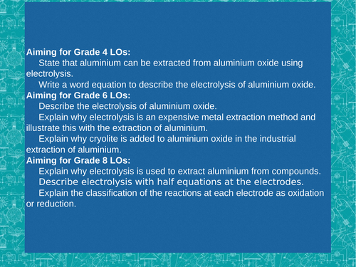 AQA GCSE Chemistry C6.3 – Extraction of Aluminium | Editable Lesson ...
