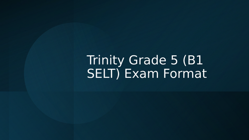 B1 Speaking Exam Pack – Trinity Grade 5 SELT Preparation | Teaching ...
