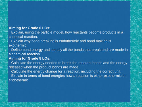AQA GCSE Chemistry – C7.4 Bond Energy Calculations | Complete Lesson ...