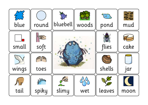 Bog Baby Symbolised Communication Word Bank – SEN / EYFS Writing ...