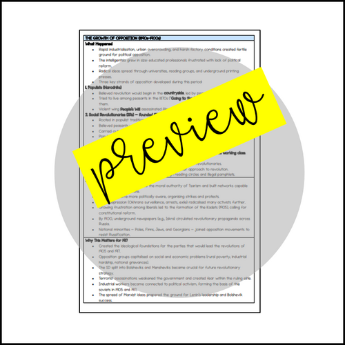 A-Level Russia Revision Guide: Russia to Death of Stalin (1855–1953 ...