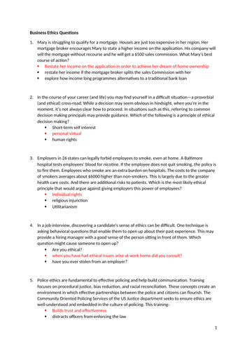Introduction to International Business - Lesson 14 Business Ethics, CSR ...