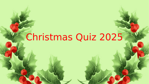 2025 Mega 20 Round 160 Question Christmas Quiz. KS3 KS4 | Teaching ...