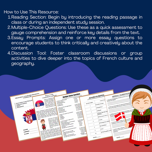 Denmark Reading Comprehension Pack: Vikings, Hygge & Geography Lessons ...