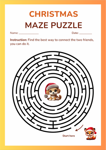 Christmas Mazes and Positive Affirmation Posters | Activities For Pre-K ...